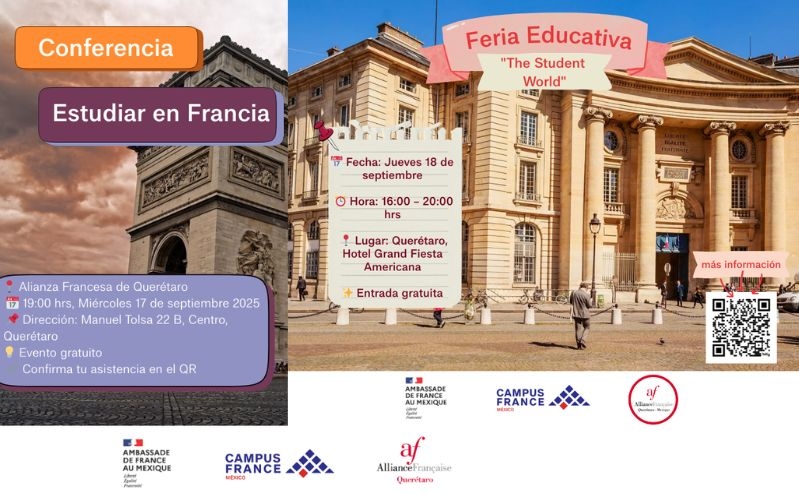 🎓 ¿Quieres estudiar en Francia? ¡Campus France te guía en Querétaro!